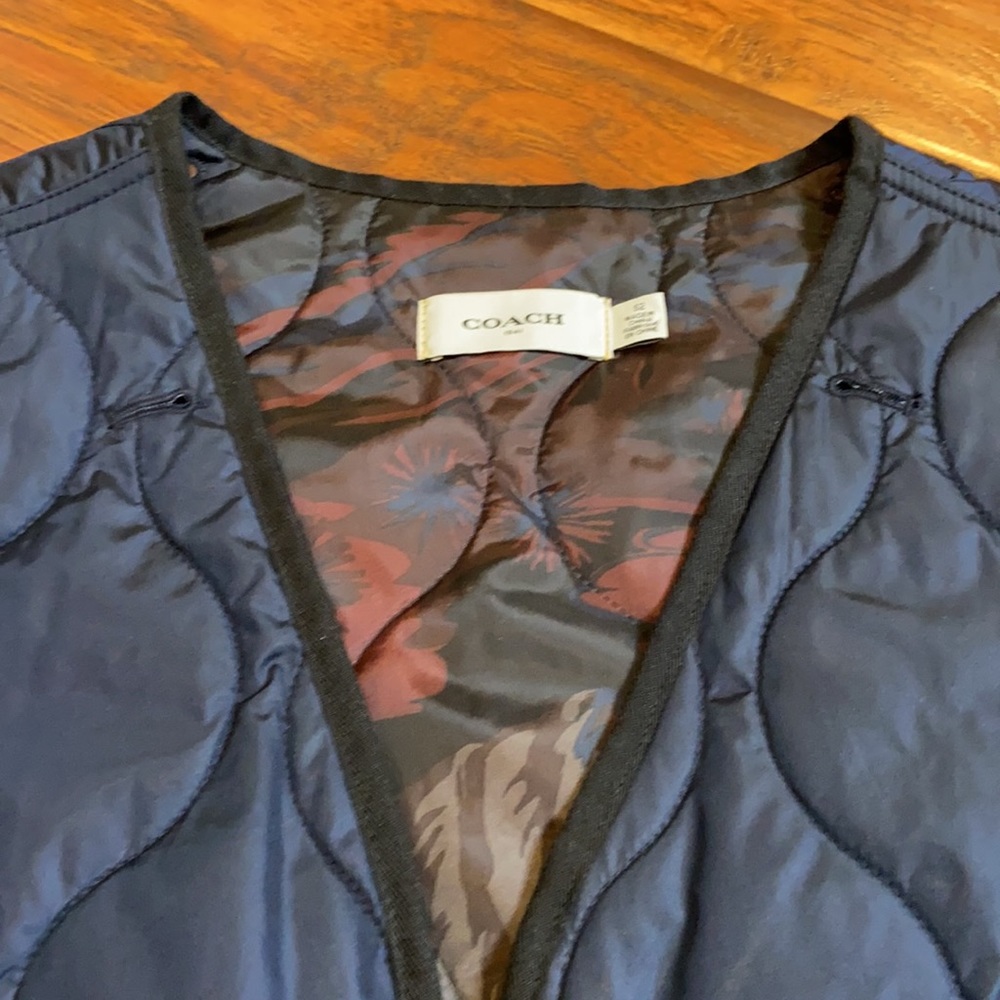 Coach Men’s Quilted Puffer Vest - Gem